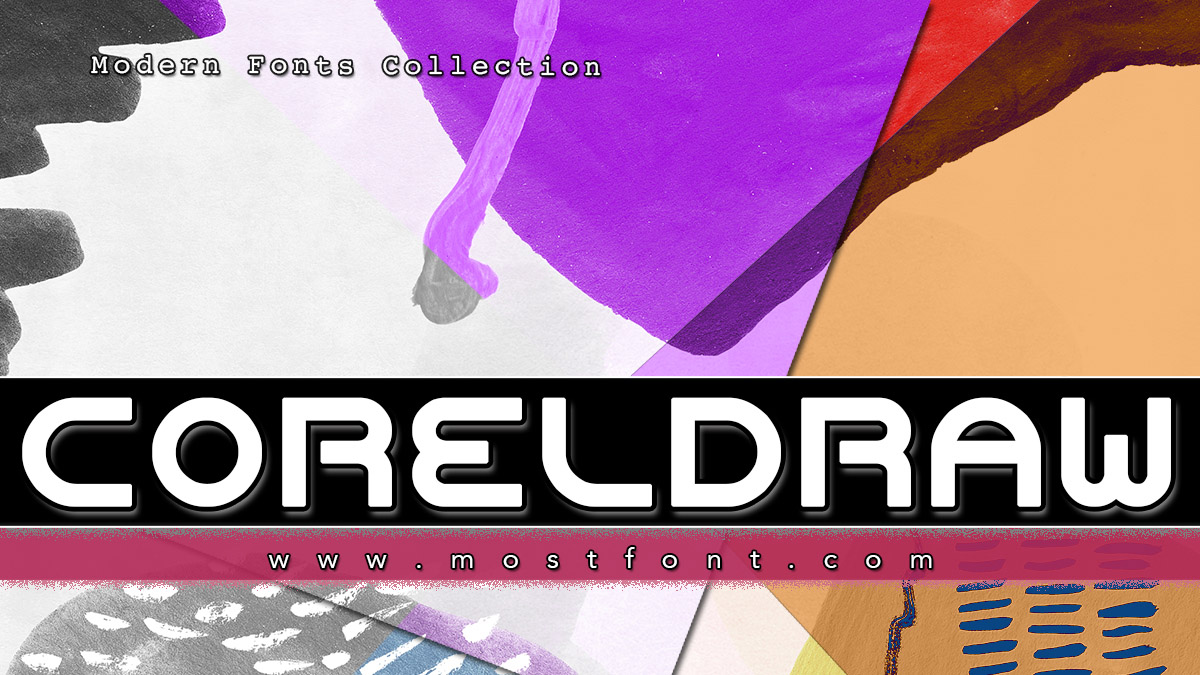 CORELDRAW Bold Font by weknow | mostfont.com