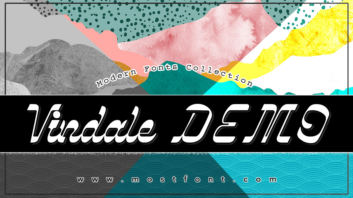Vindale DEMO Font by Letterhend Studio | mostfont.com