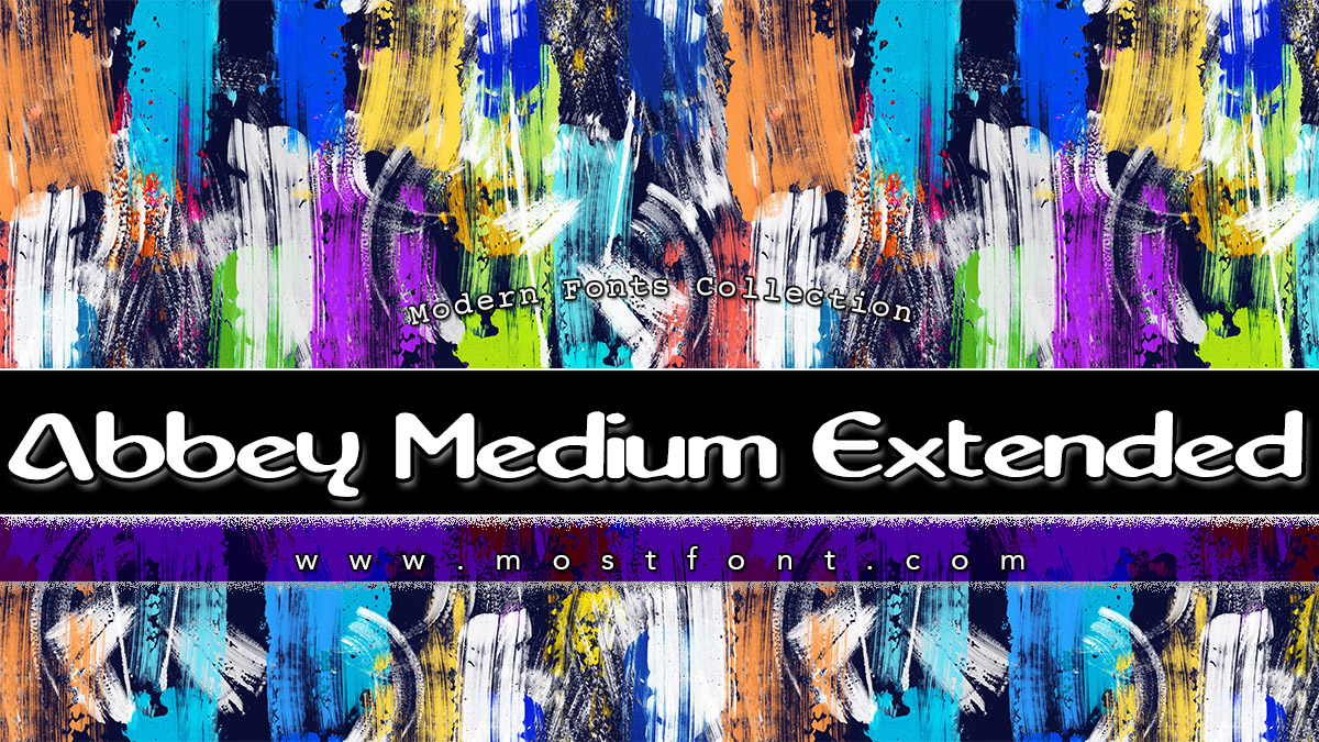 Abbeym1 Font by | mostfont.com