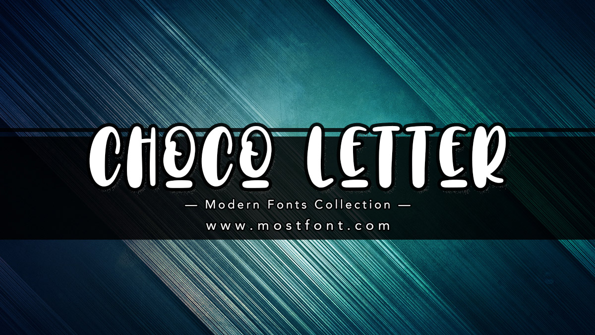 Choco Letter Font by Typefar | mostfont.com