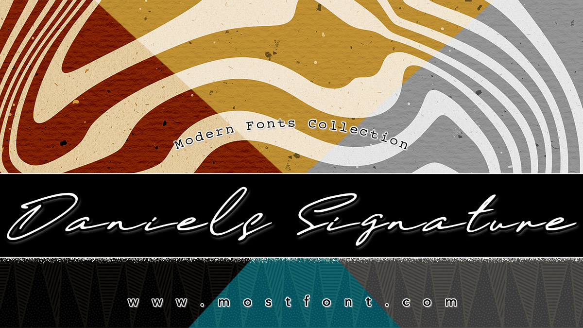 Daniels Signature DEMO Font by madeDeduk | mostfont.com