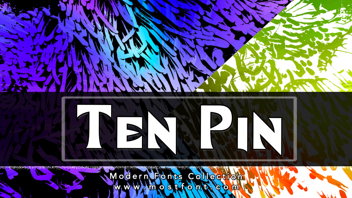 Ten Pin Font by Chequered Ink | mostfont.com