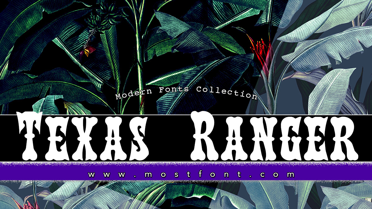 Texasranger Font by Iconian Fonts | mostfont.com