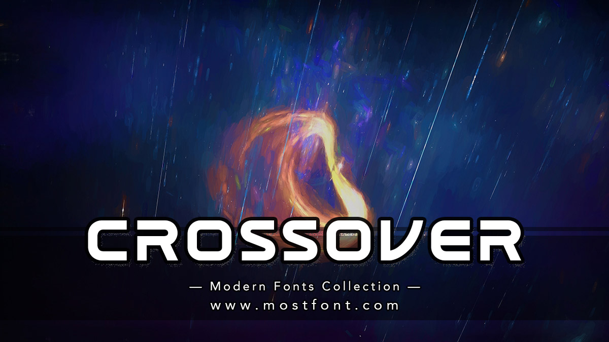 CROSSOVER Font by Hendra Pratama | mostfont.com