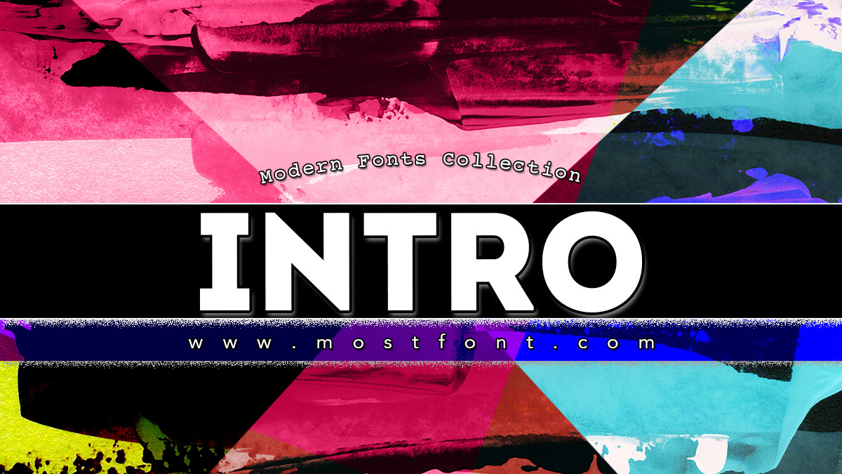 Intro Font by MaticeMaino | mostfont.com