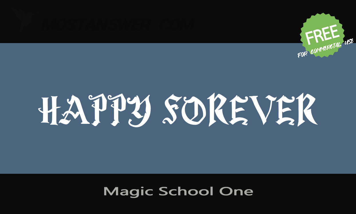 MagicSchoolOne Font by FontMesa | mostfont.com