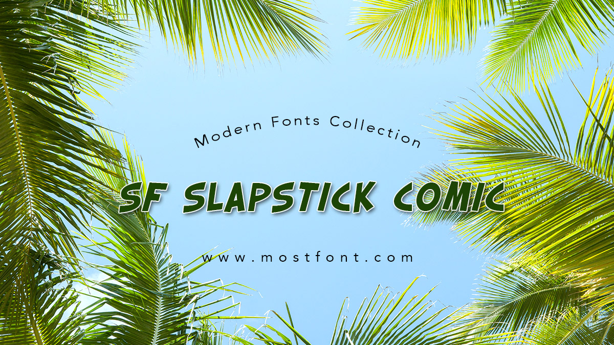 SF Slapstick Comic Bold Oblique Font by ShyFonts | mostfont.com