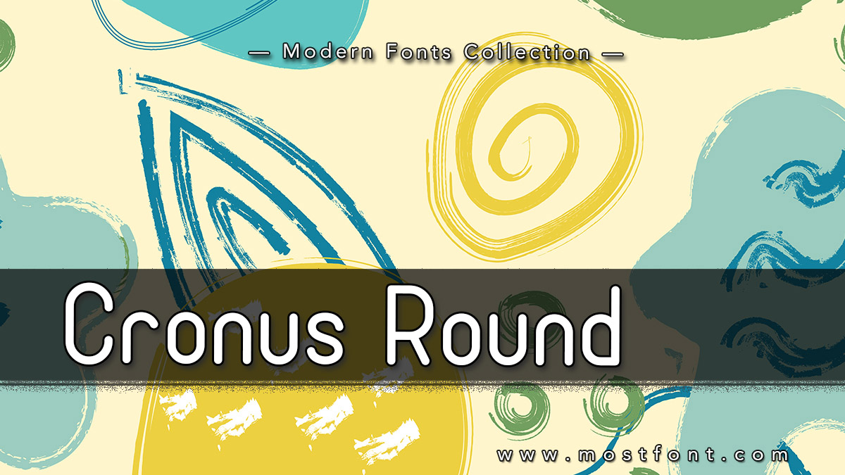 Cronus Round Font by Sharkshock | mostfont.com