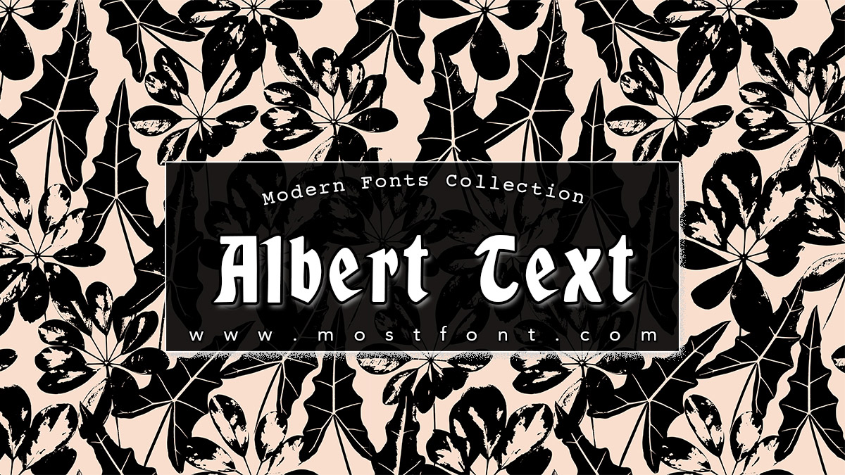 AlbertTextBold Font by Dieter Steffmann | mostfont.com