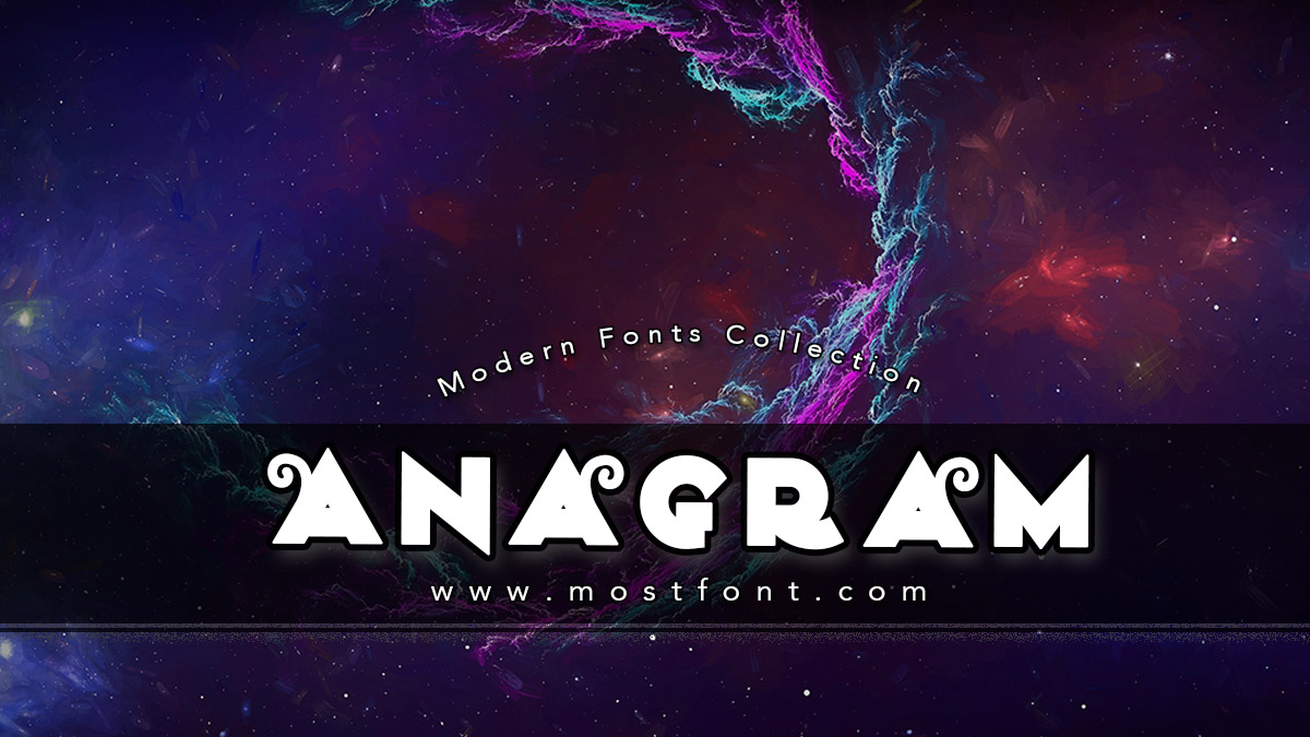 ANAGRAM Font by Nick's Fonts | mostfont.com