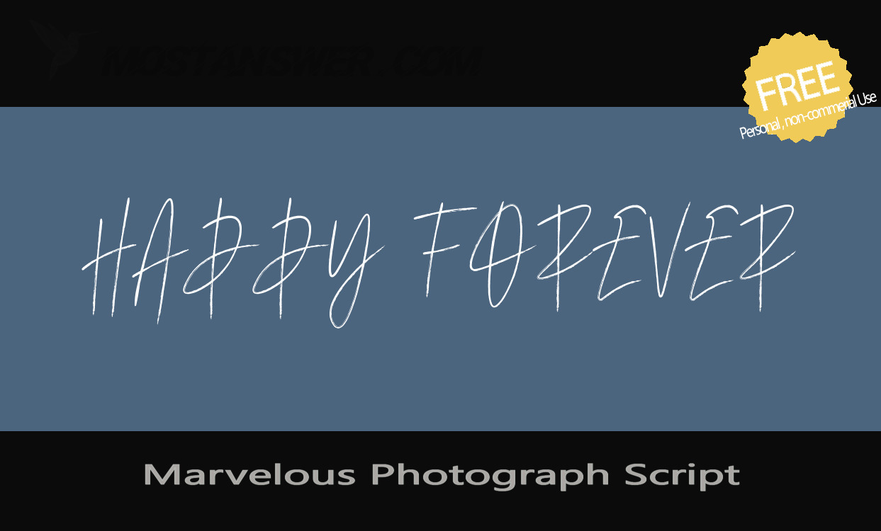 Marvelous Photograph Script Font by creative.com | mostfont.com