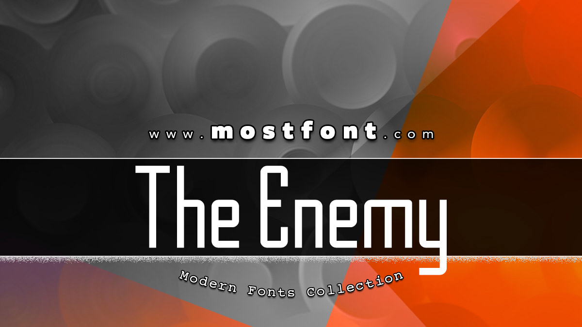 Theenemyispublic Font by Ramiro Baldivieso | mostfont.com