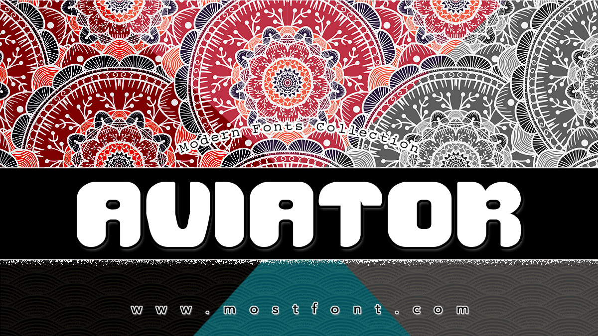 AVIATOR Bold Font by weknow | mostfont.com