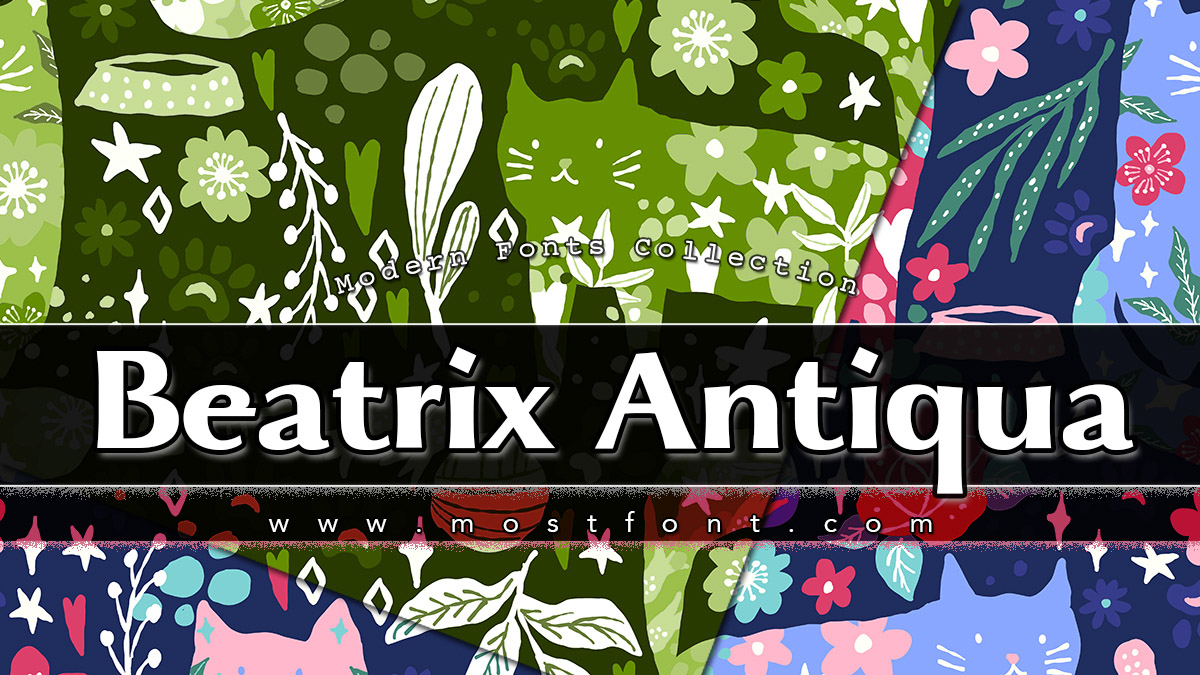 BeatrixAntiqua Bold Trial Font by Zetafonts | mostfont.com