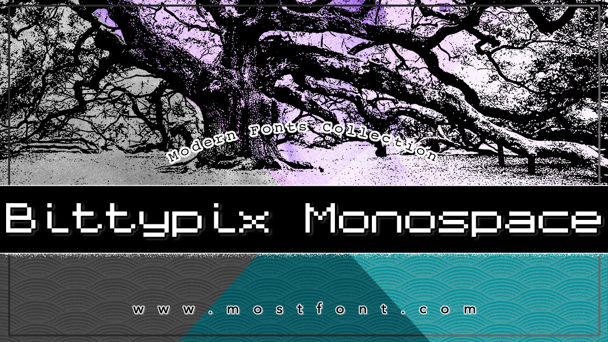 Bittypix Monospace Font by Chequered Ink | mostfont.com