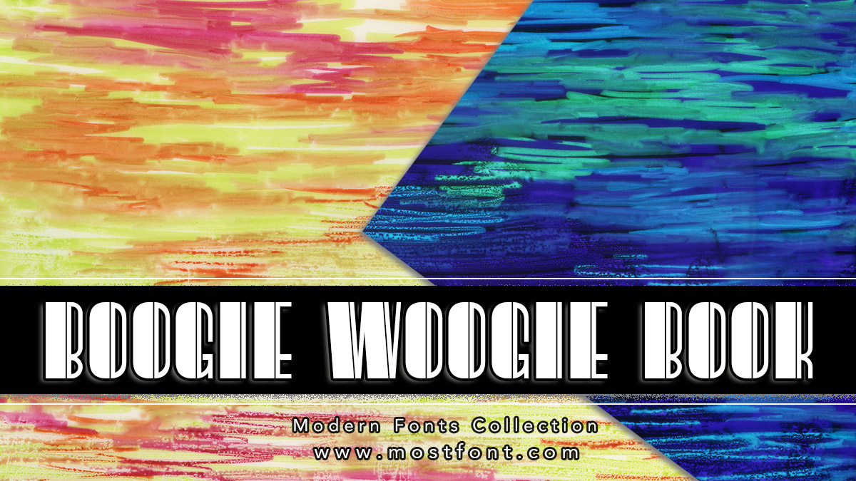 BoogieWoogieBook Font by Vladimir Nikolic | mostfont.com