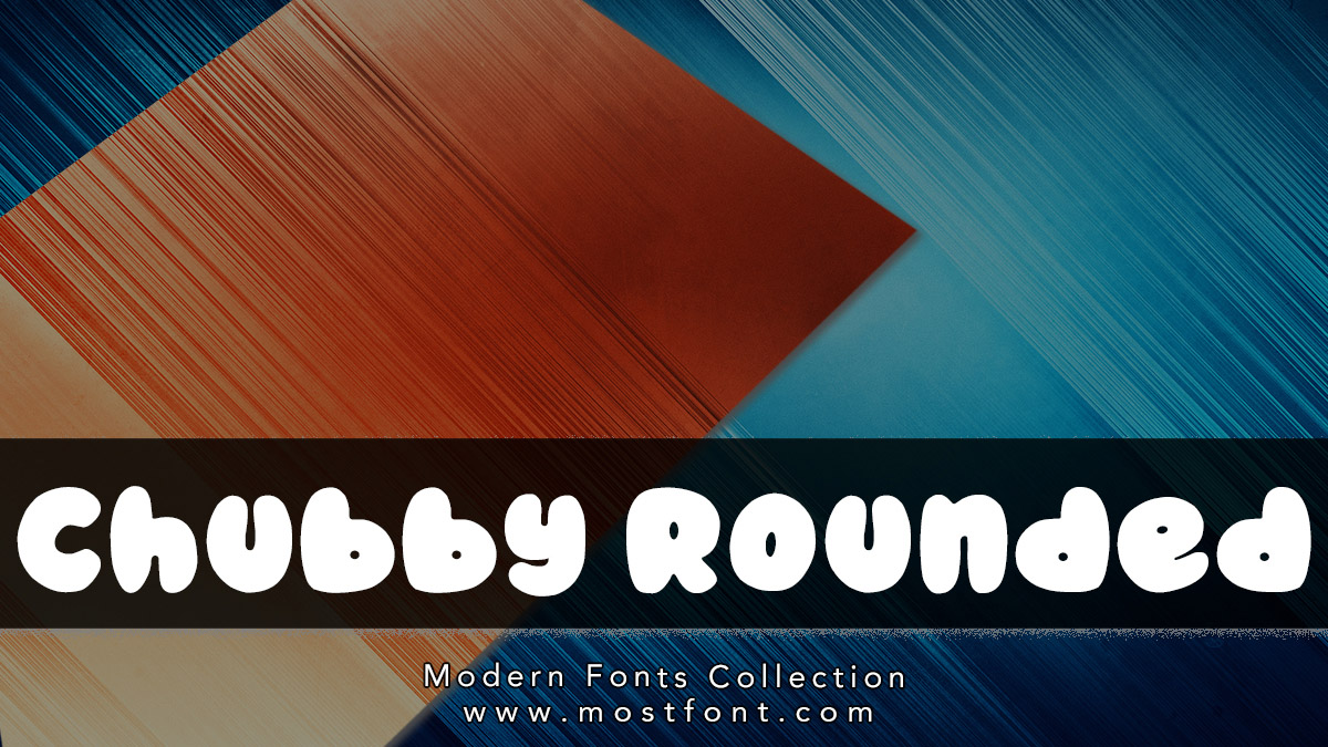 Chubby Rounded Font by imagex | mostfont.com
