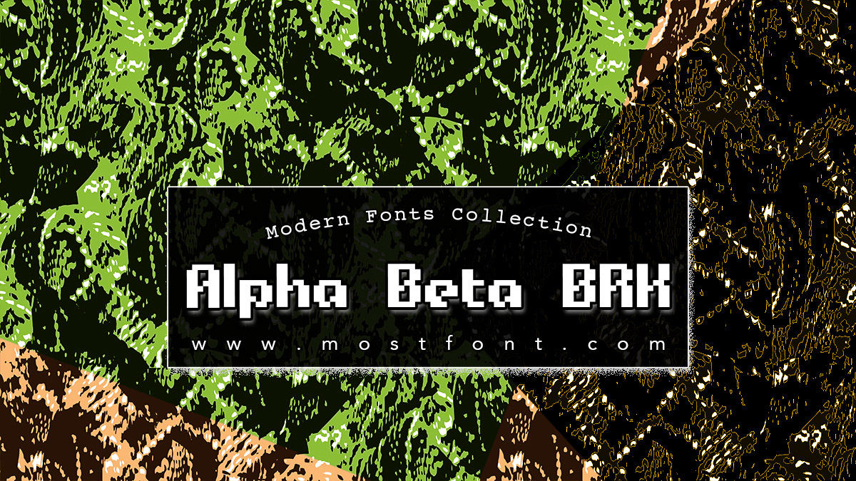Alphbeta Font by nigma | mostfont.com