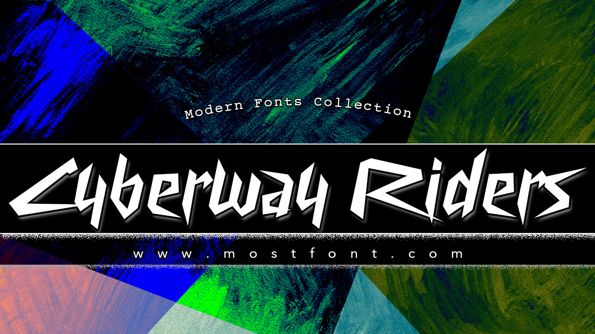 Cyberway Riders Font by Chequered Ink | mostfont.com