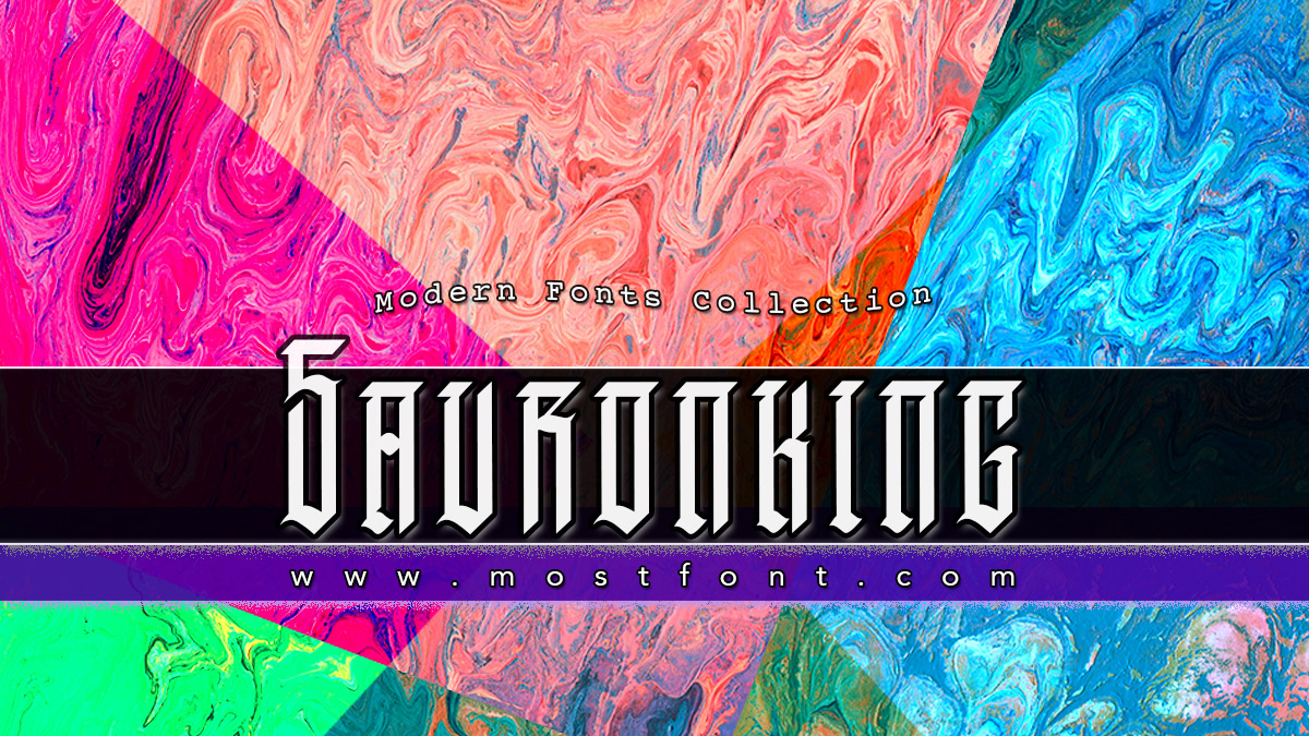 Sauronking Version Two Font by Danu Setyaji Nugroho | mostfont.com
