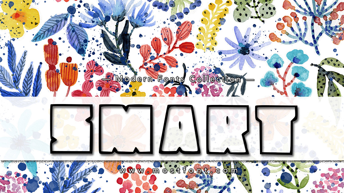 Smart Font by Craig Davey | mostfont.com