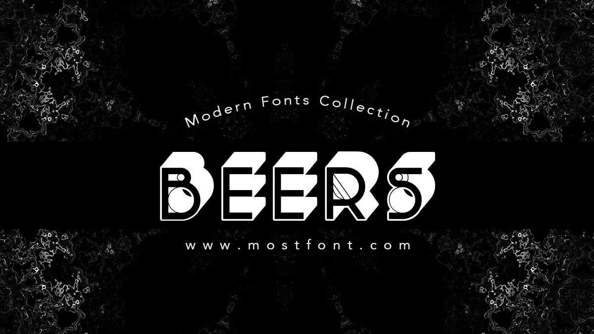 Beers Font by Vladimir Nikolic | mostfont.com