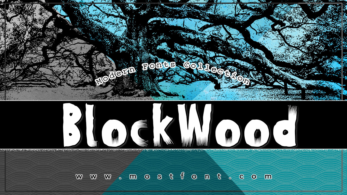 BlockWood Font by Xerographer Fonts | mostfont.com