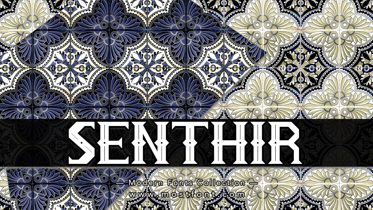 SENTHIR Font by Rohmat Sidiq Mustaqim | mostfont.com