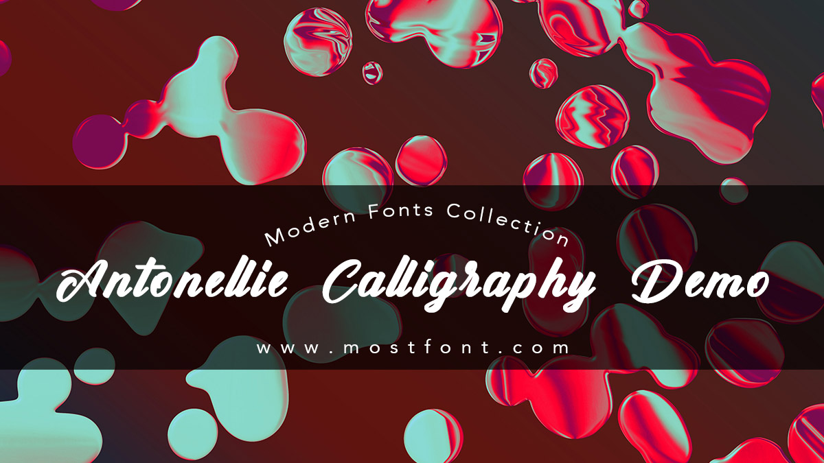 Antonellie Callygraphy Demo Font by Ketikata Studio | mostfont.com