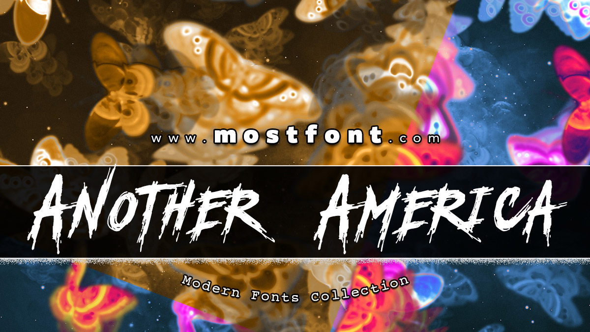 Another America Font by The Branded Quotes | mostfont.com