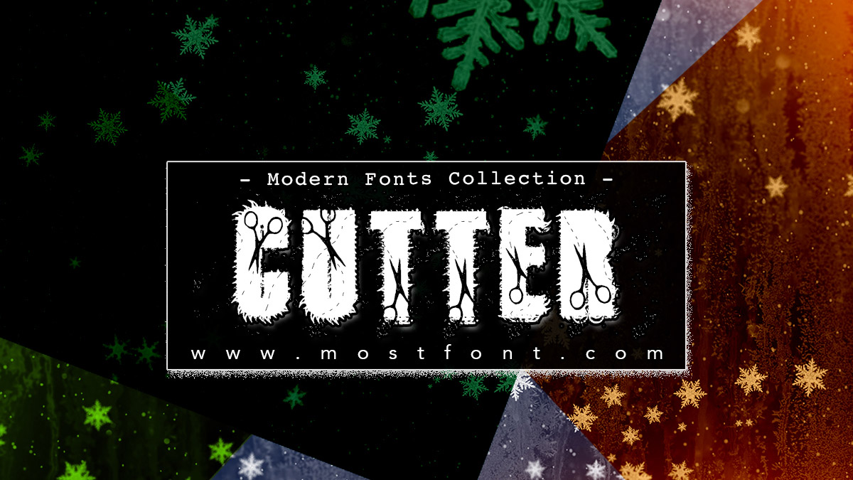 Cutter Font by Eric Mynahan | mostfont.com