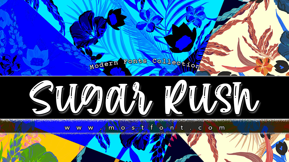 Sugar Rush Font by Revo Farisky | mostfont.com