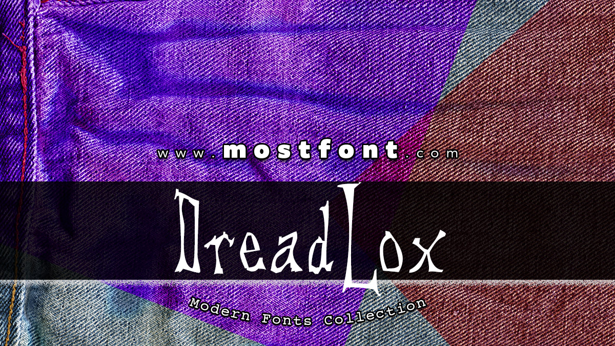 DreadLox Font Typographic Design | mostfont.com