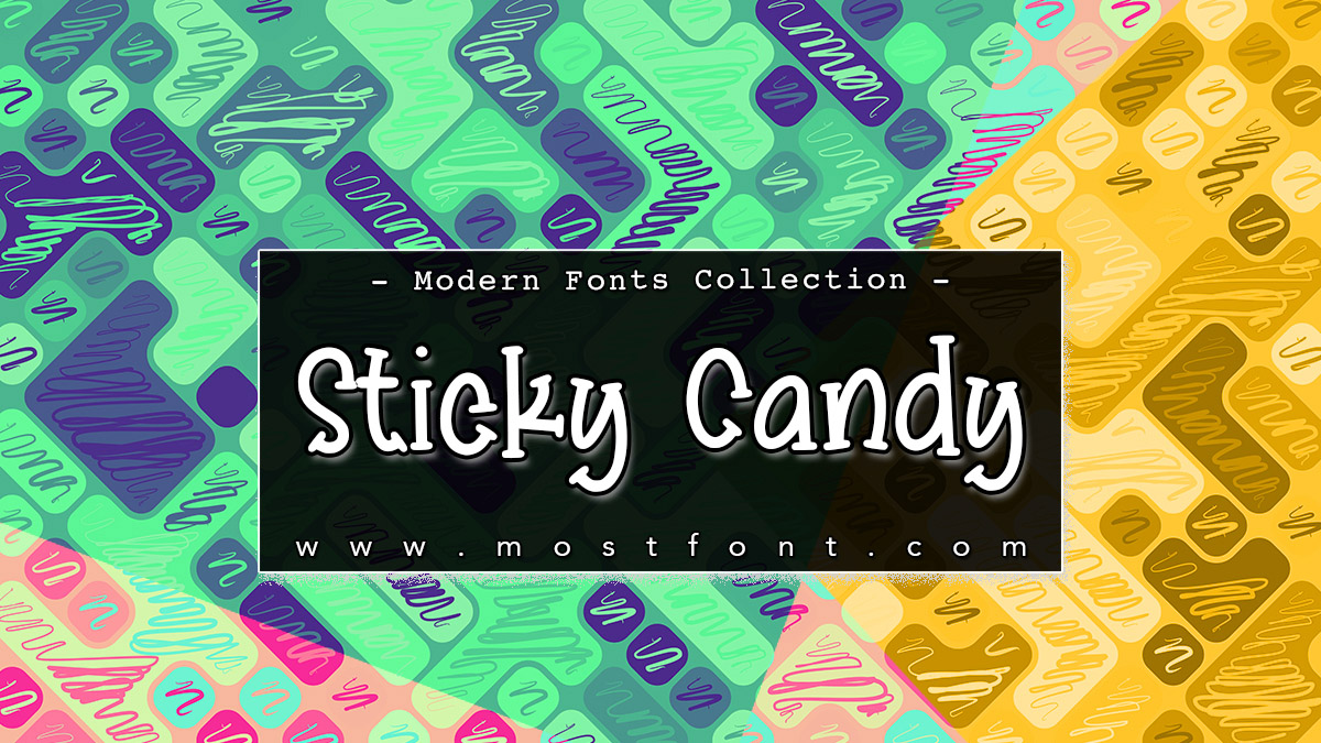 Sticky Candy Font by Balpirick Studio | mostfont.com