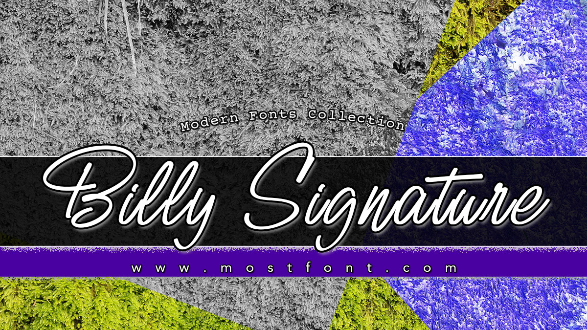 Billy Signature Slant Font by Omotu Studio | mostfont.com