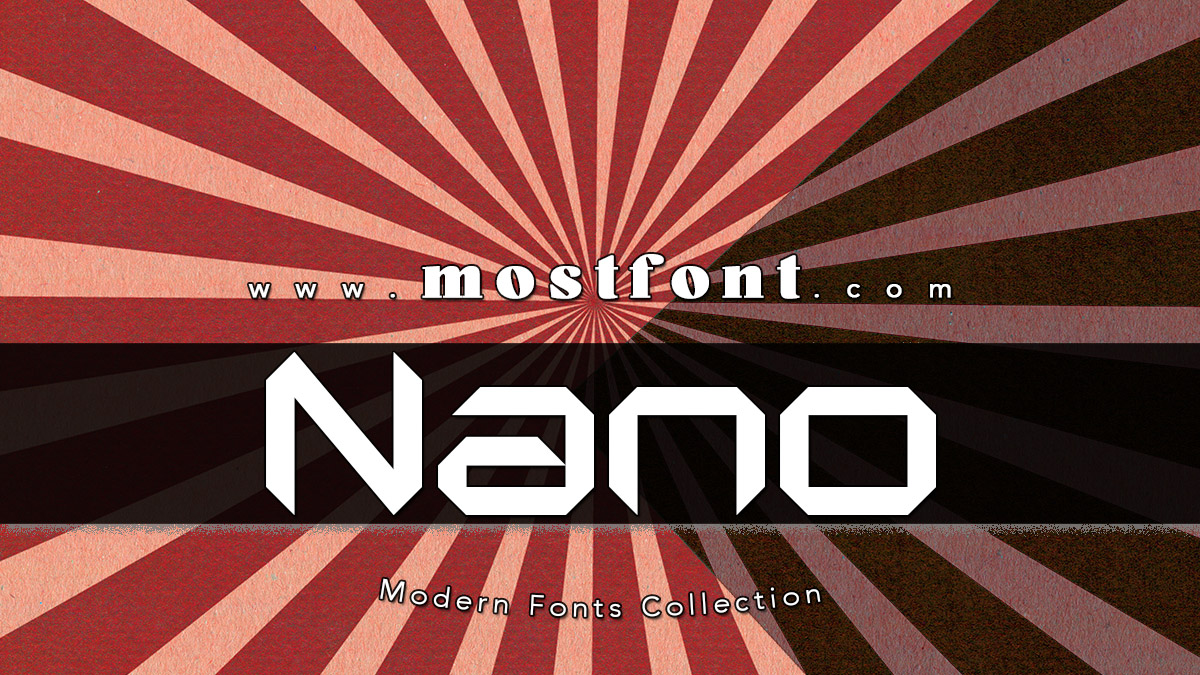 NANORG Font by uten / ITF | mostfont.com