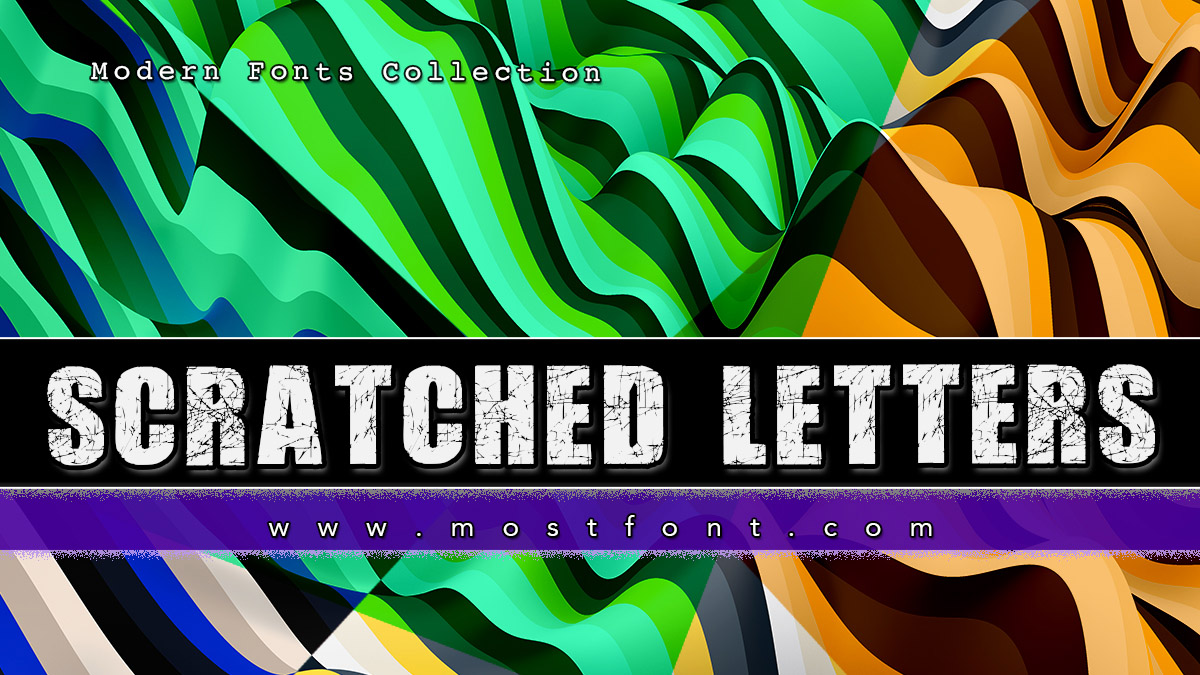 Scratched Letters Font by JLH Fonts | mostfont.com