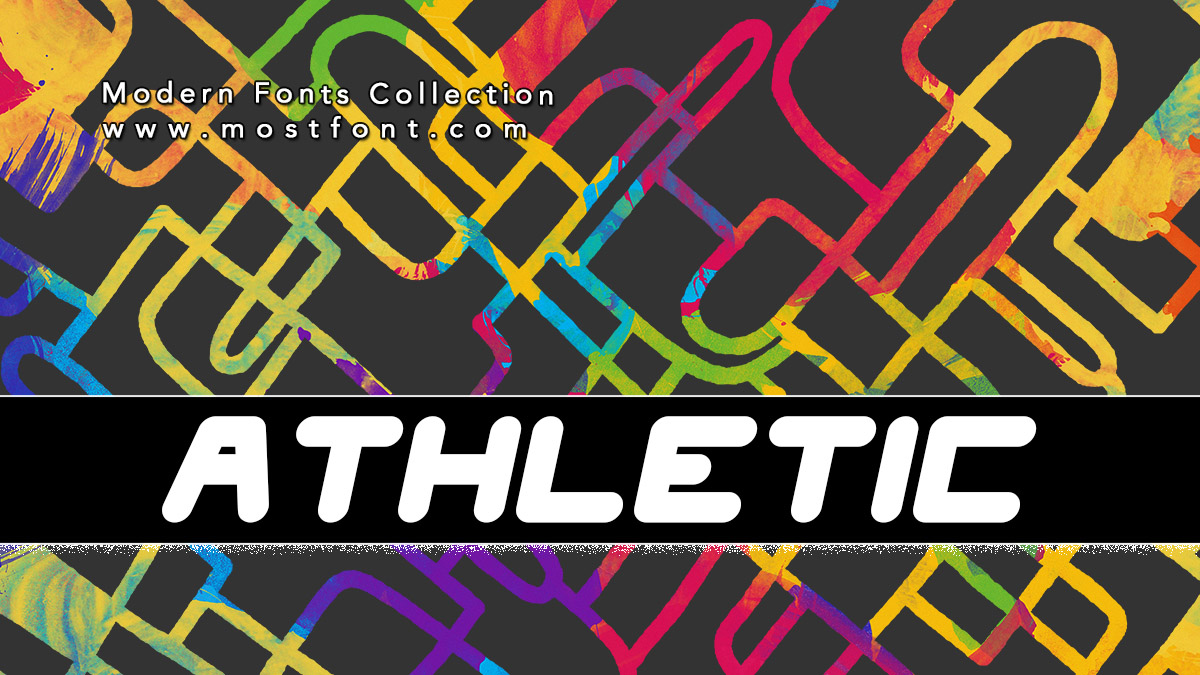 ATHLETIC Bold Italic Font by weknow | mostfont.com