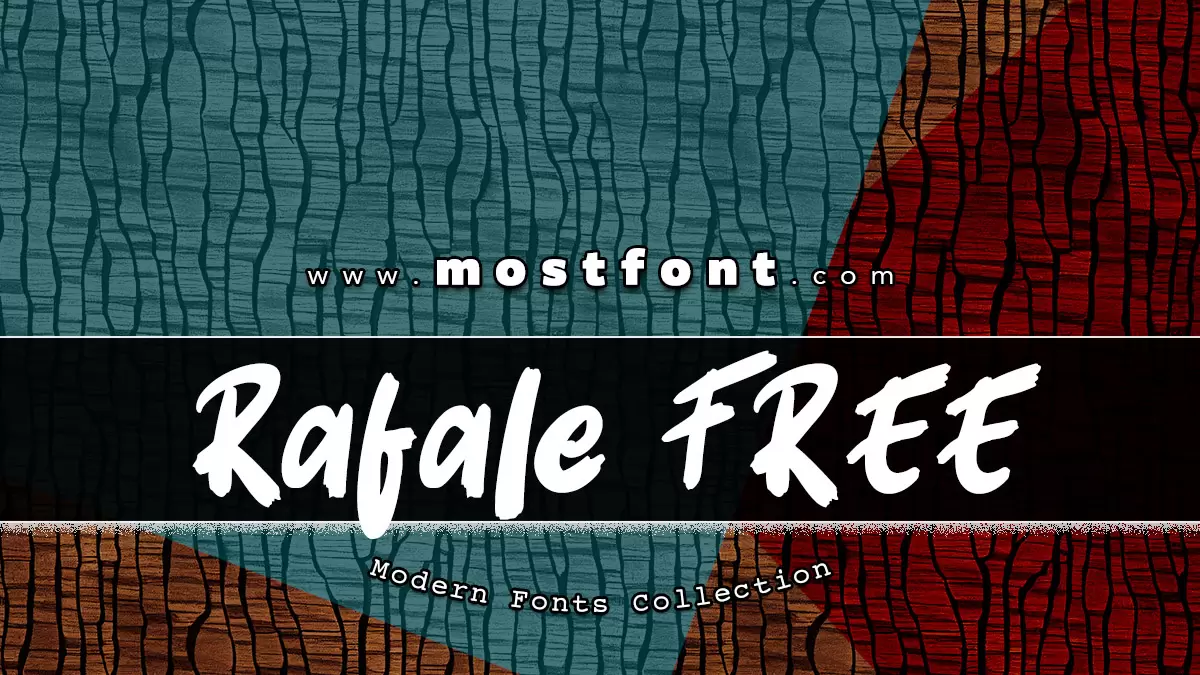 「Rafale FREE」字体效果欣赏 | 最新字体文件免费下载 | mostfont.com
