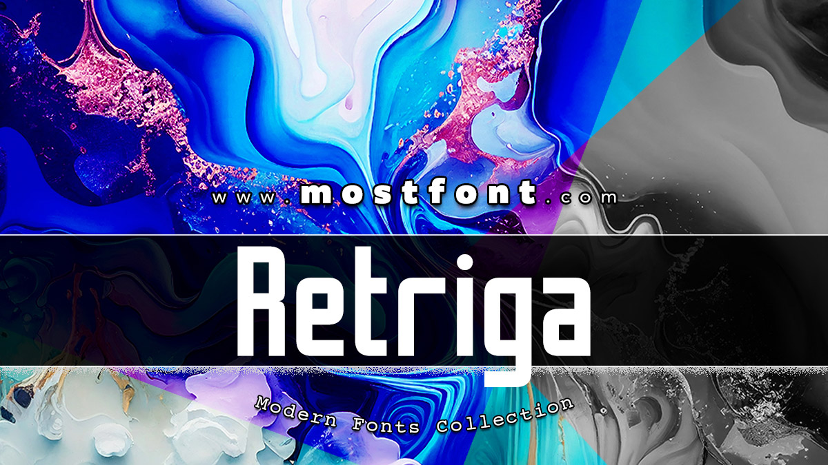 Retriga Font by | mostfont.com