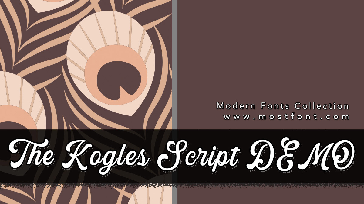The Kogles Script DEMO Font by Letterhend Studio | mostfont.com
