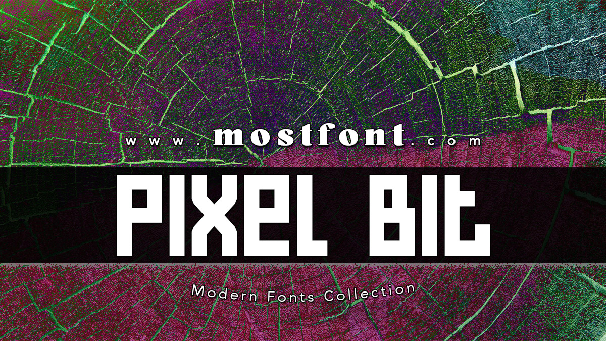 PixelBit Free Font by PutraCetol Studio | mostfont.com