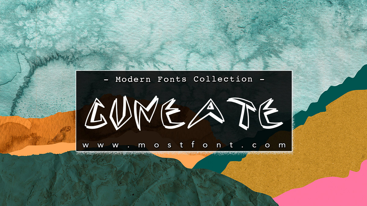 Cuneate Font by Manfred Klein | mostfont.com