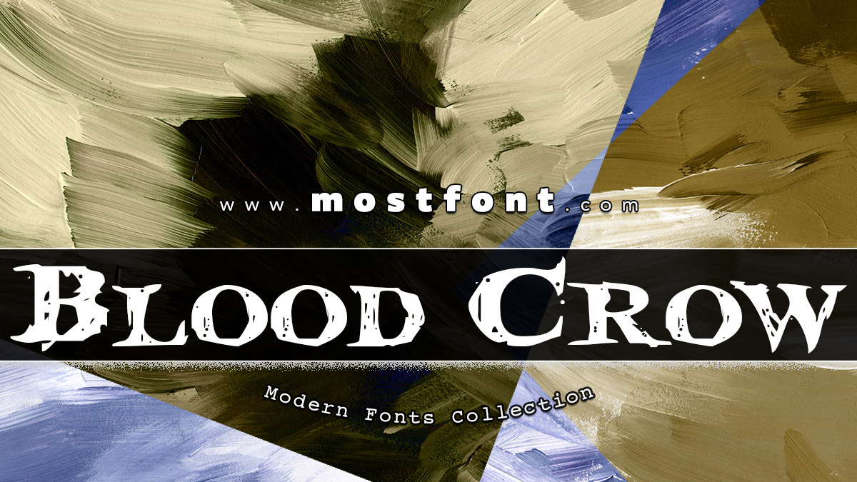 Bloodcrowe Font by Iconian Fonts | mostfont.com
