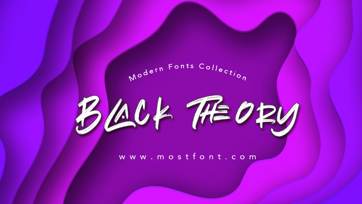 Black Theory Font by Dirtyline Studio | mostfont.com