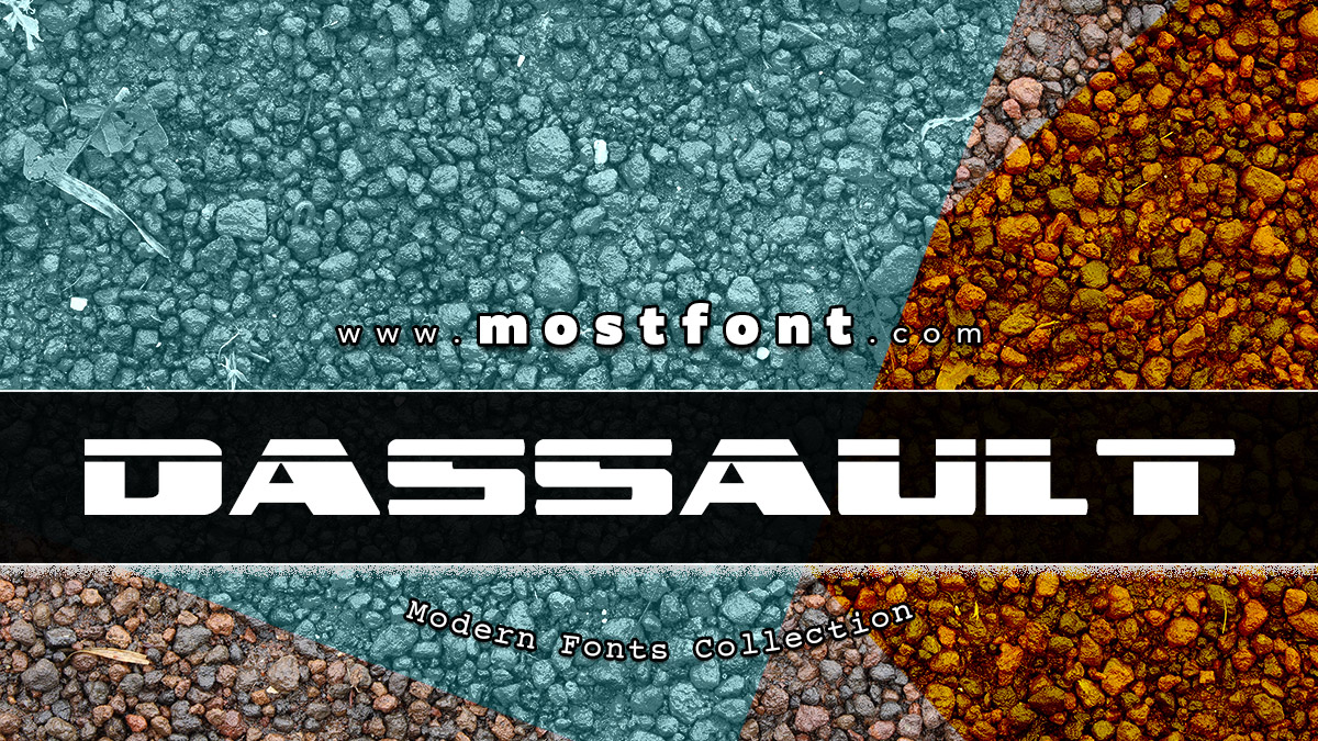 Dassault Laser Font Typographic Design | mostfont.com