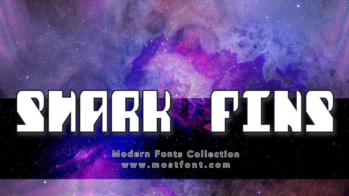 Sharkfins Font by Devon Burgoyne | mostfont.com