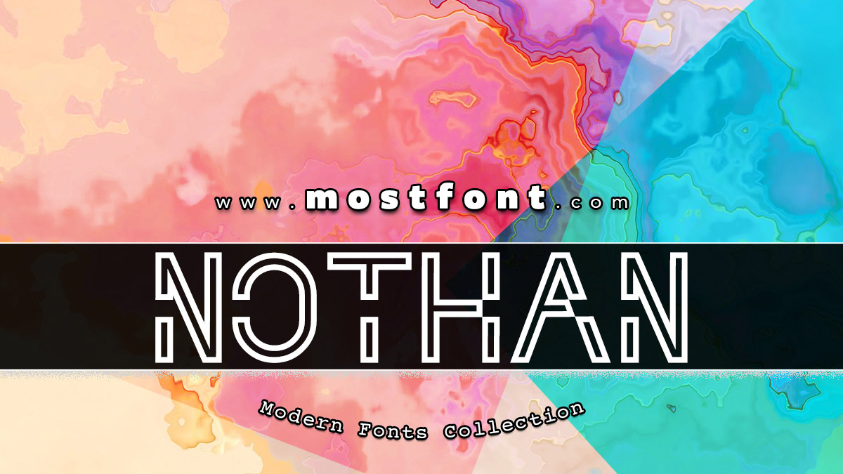 NOTHAN DEMO Font Typographic Design | mostfont.com