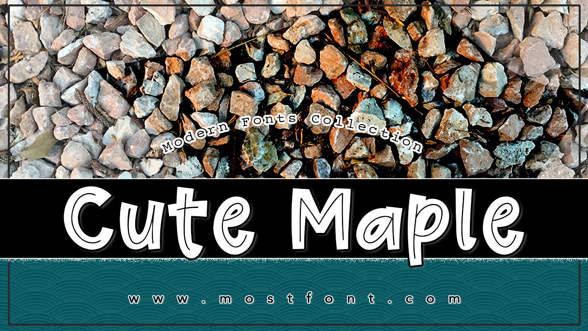 Cute Maple Font by Khurasan | mostfont.com