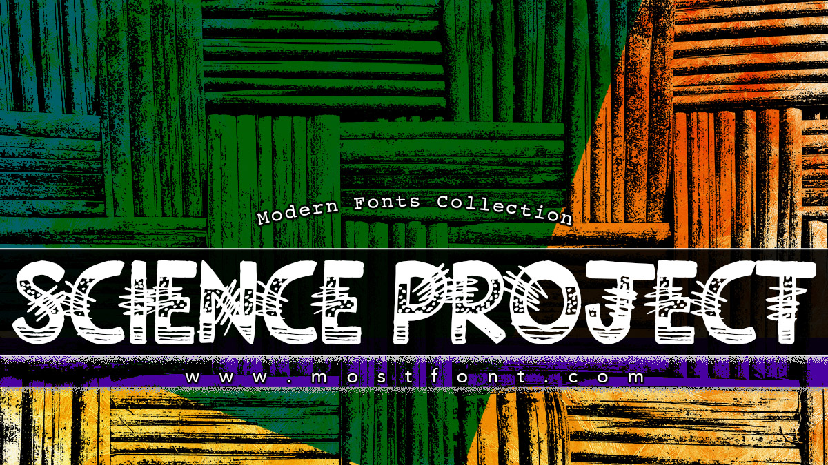 Science Project Font by Herofonts | mostfont.com